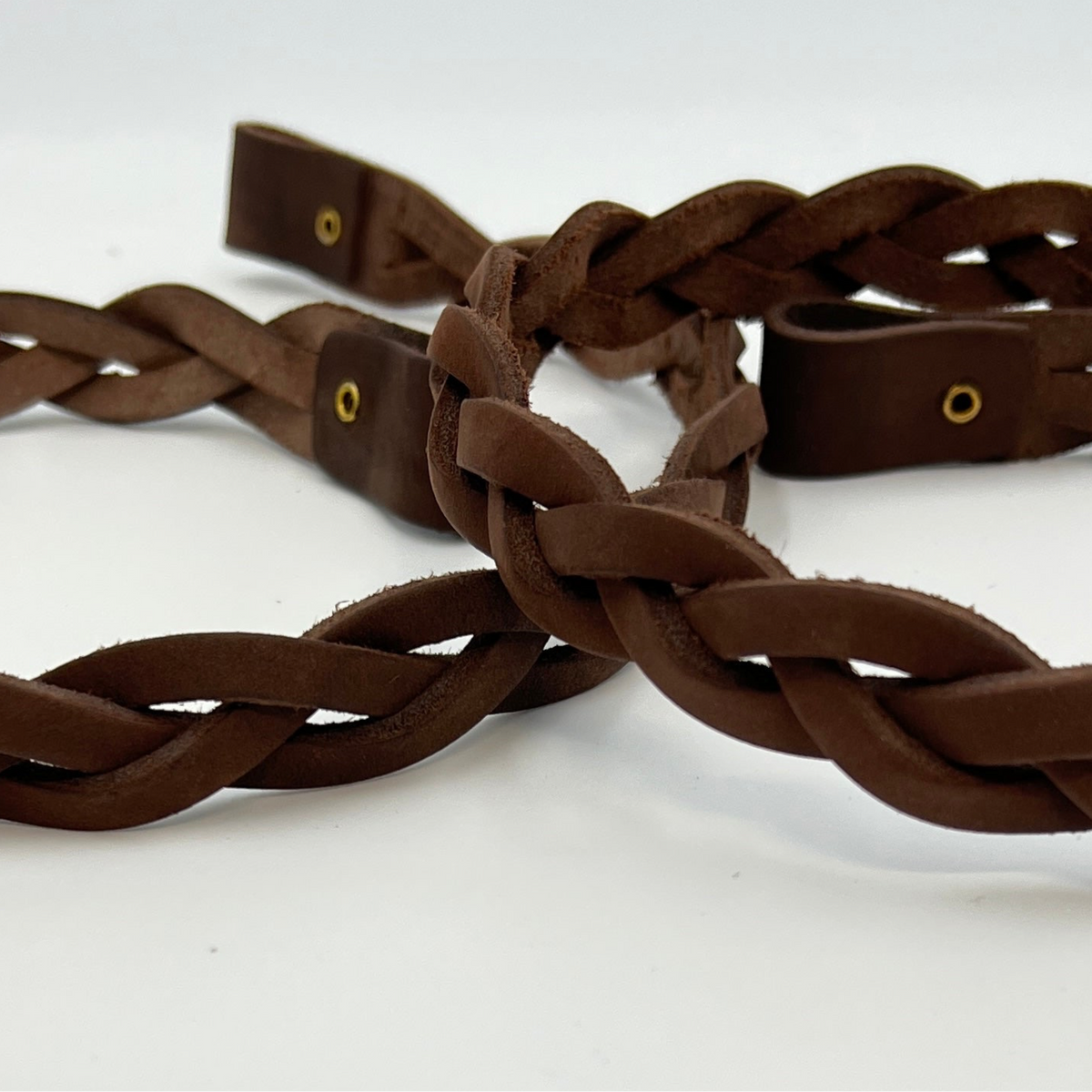 25" Braided Leather Handles – Basket Makers Supply