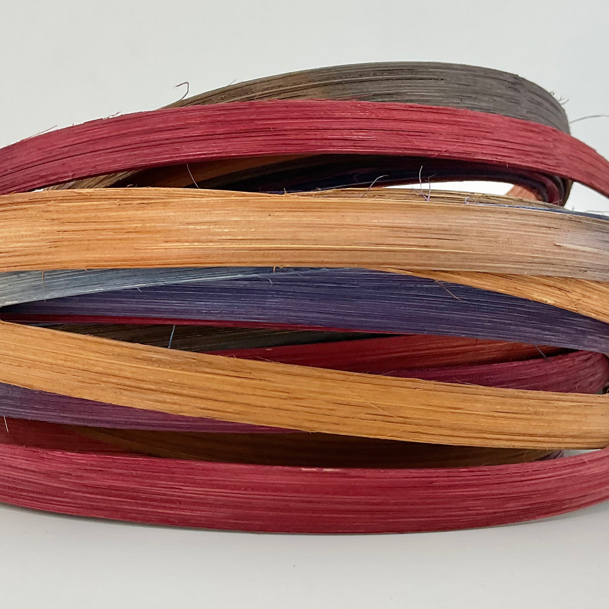 Painted Desert - 3/8" Flat - Variegated/Space Dyed Dyed Reed (1/4 lb c ...