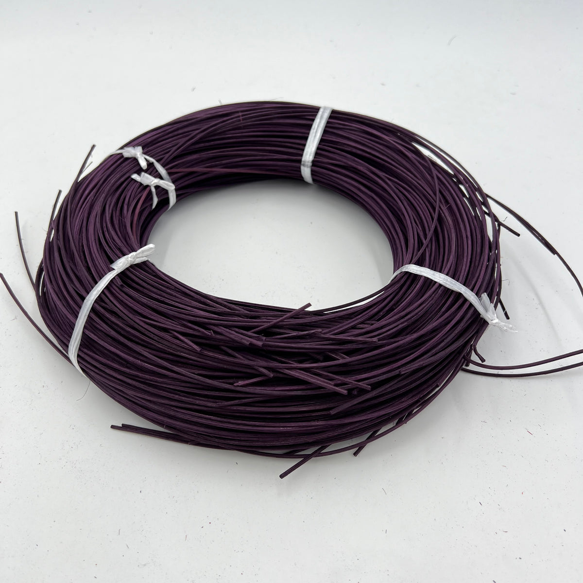 Plum - #2 Round - Dyed Reed (1/2 lb coil) – Basket Makers Supply