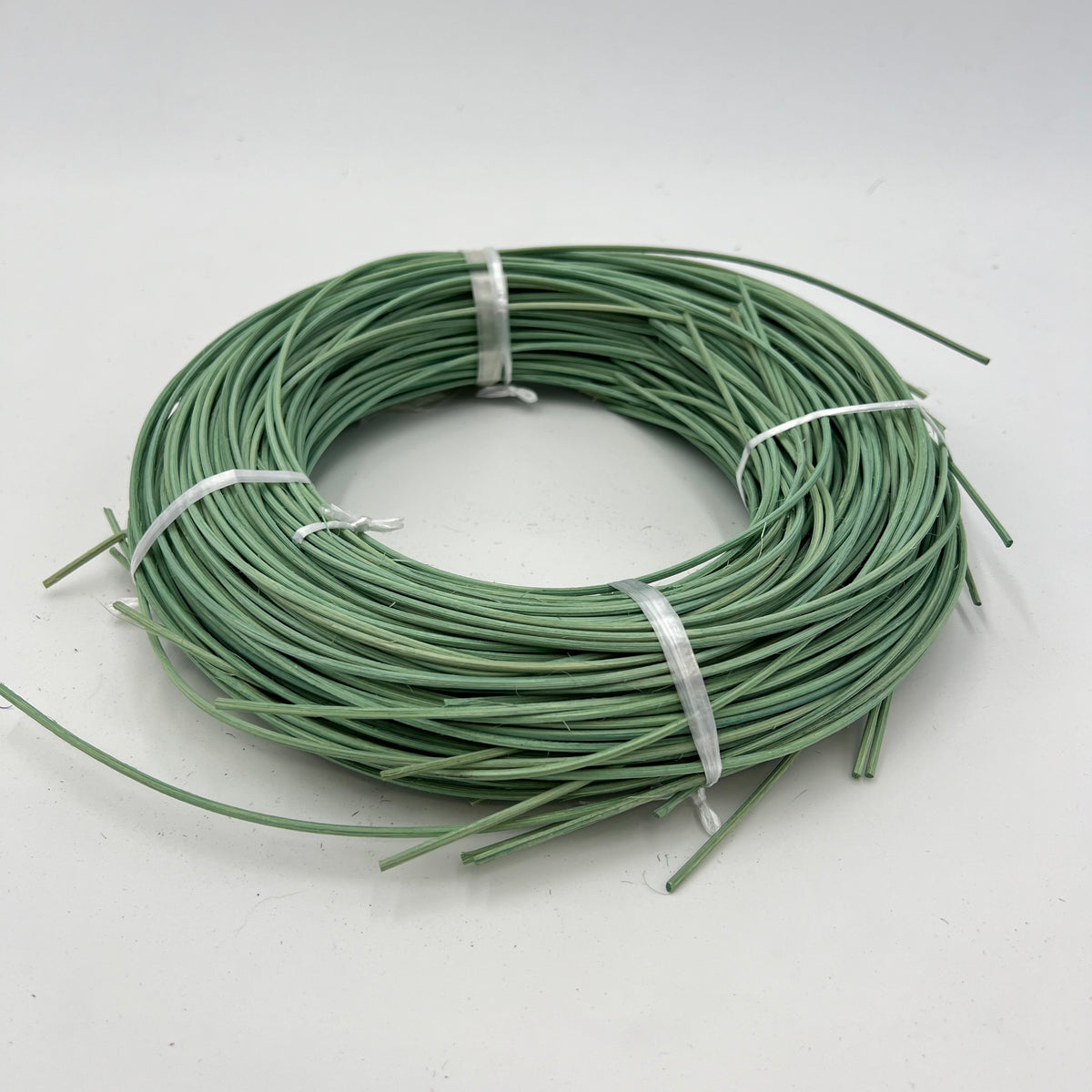 Sage Green - #3 Round - Dyed Reed (1/2 lb coil) – Basket Makers Supply