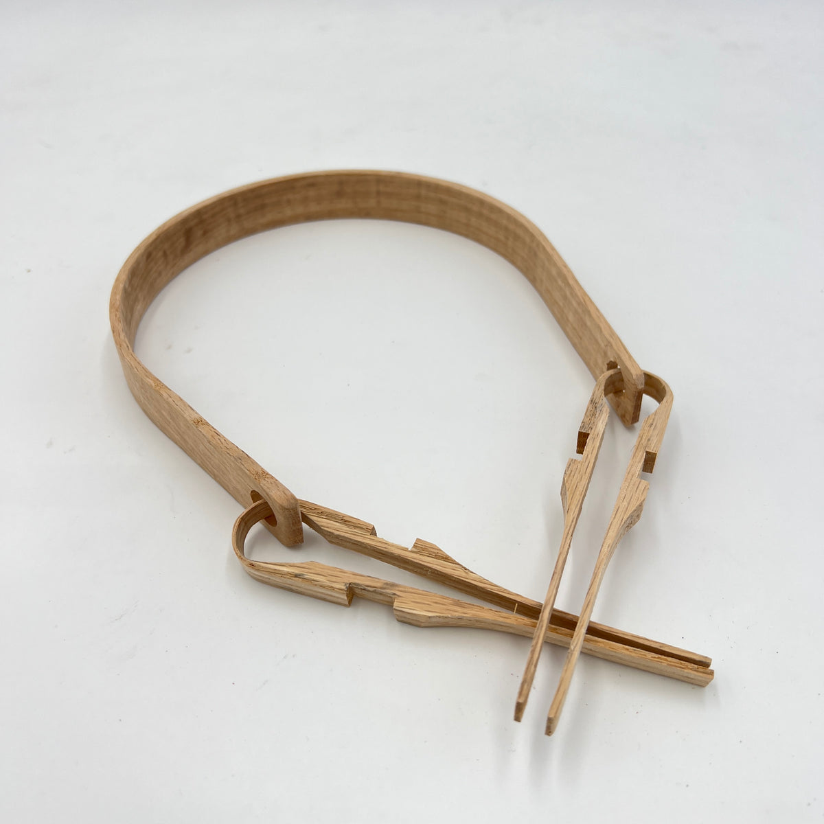 6” Wooden Swing Handle with Ears – Basket Makers Supply