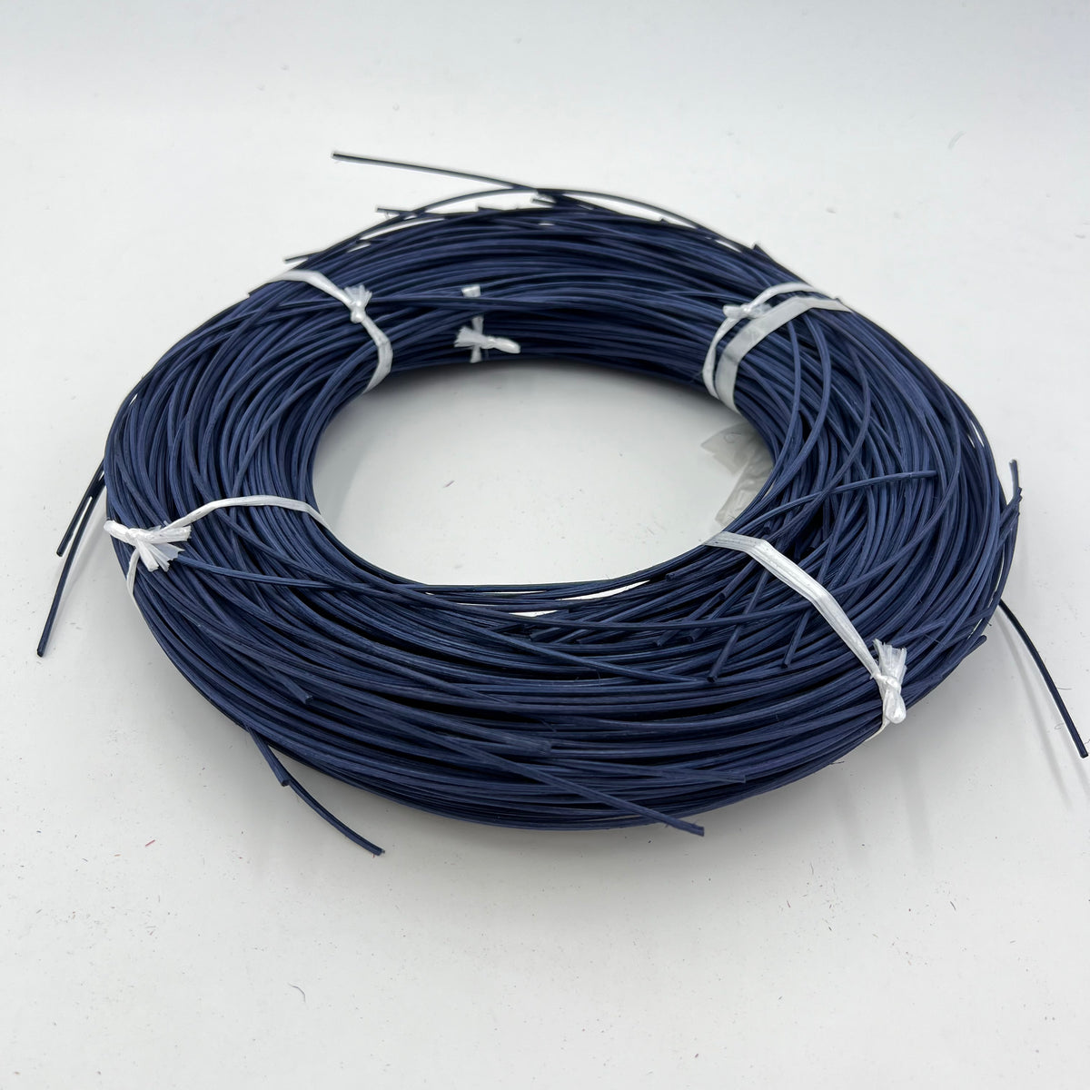 Navy - #2 Round - Dyed Reed (1/2 lb coil) – Basket Makers Supply