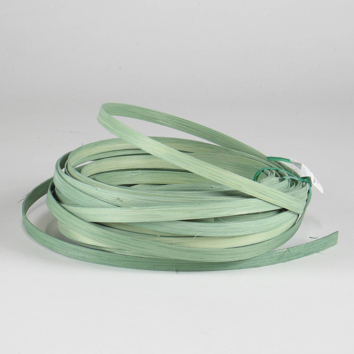 Sage Green - 3/8" Flat - Dyed Reed (1/4 lb coil) – Basket Makers Supply