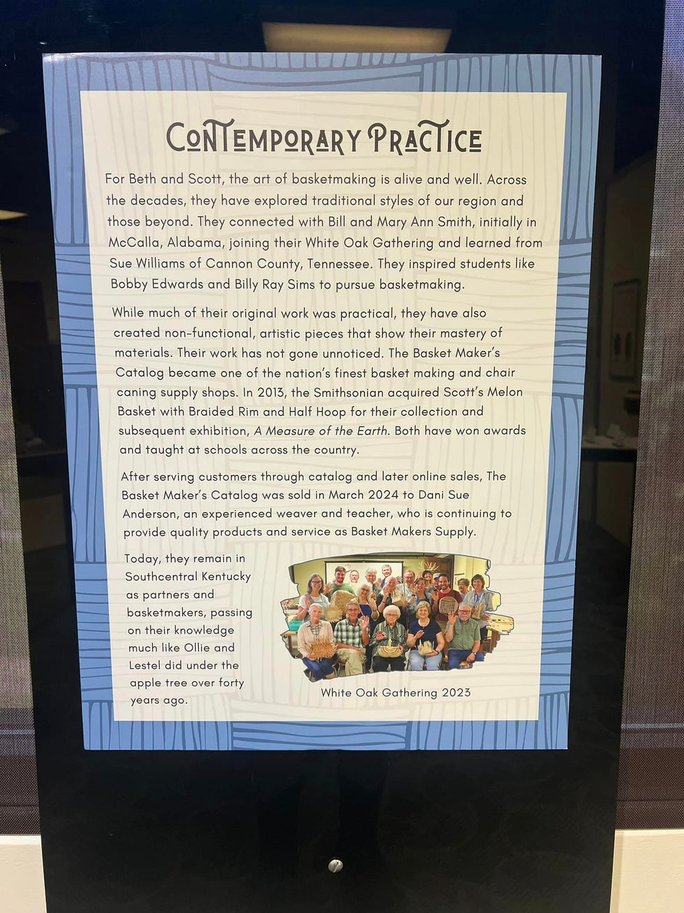 White Oak Gathering – Basket Makers Supply