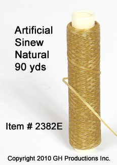 Artificial Sinew Natural Color - 90 yard spool – Basket Makers Supply