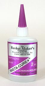 Quick-Set Glue - 2 oz. bottle Insta-Cure – Basket Makers Supply